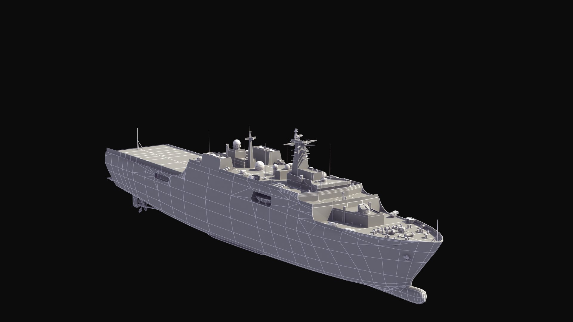 3D type 071 yuzhao ship - TurboSquid 1643352