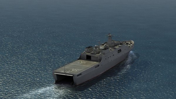 modelo 3d Tipo 071 Yuzhao LPD - TurboSquid 1643352