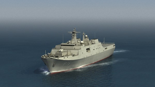 modelo 3d Tipo 071 Yuzhao LPD - TurboSquid 1643352