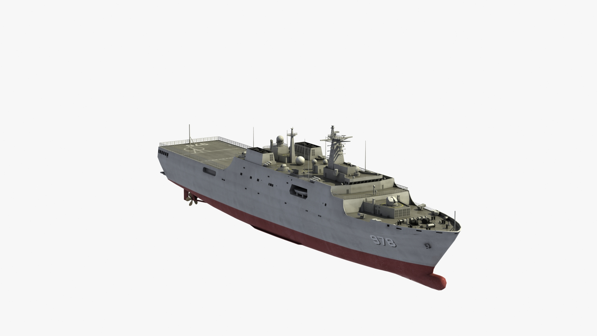 3D Type 071 Yuzhao Ship - TurboSquid 1643352