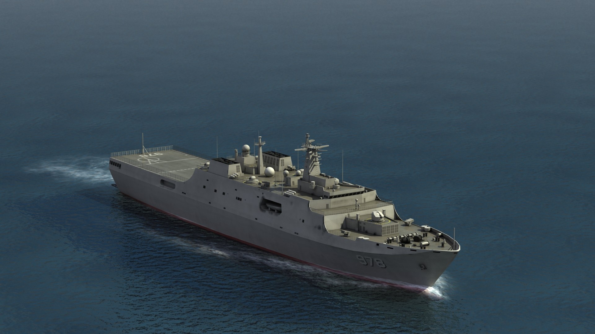 3D Type 071 Yuzhao Ship - TurboSquid 1643352