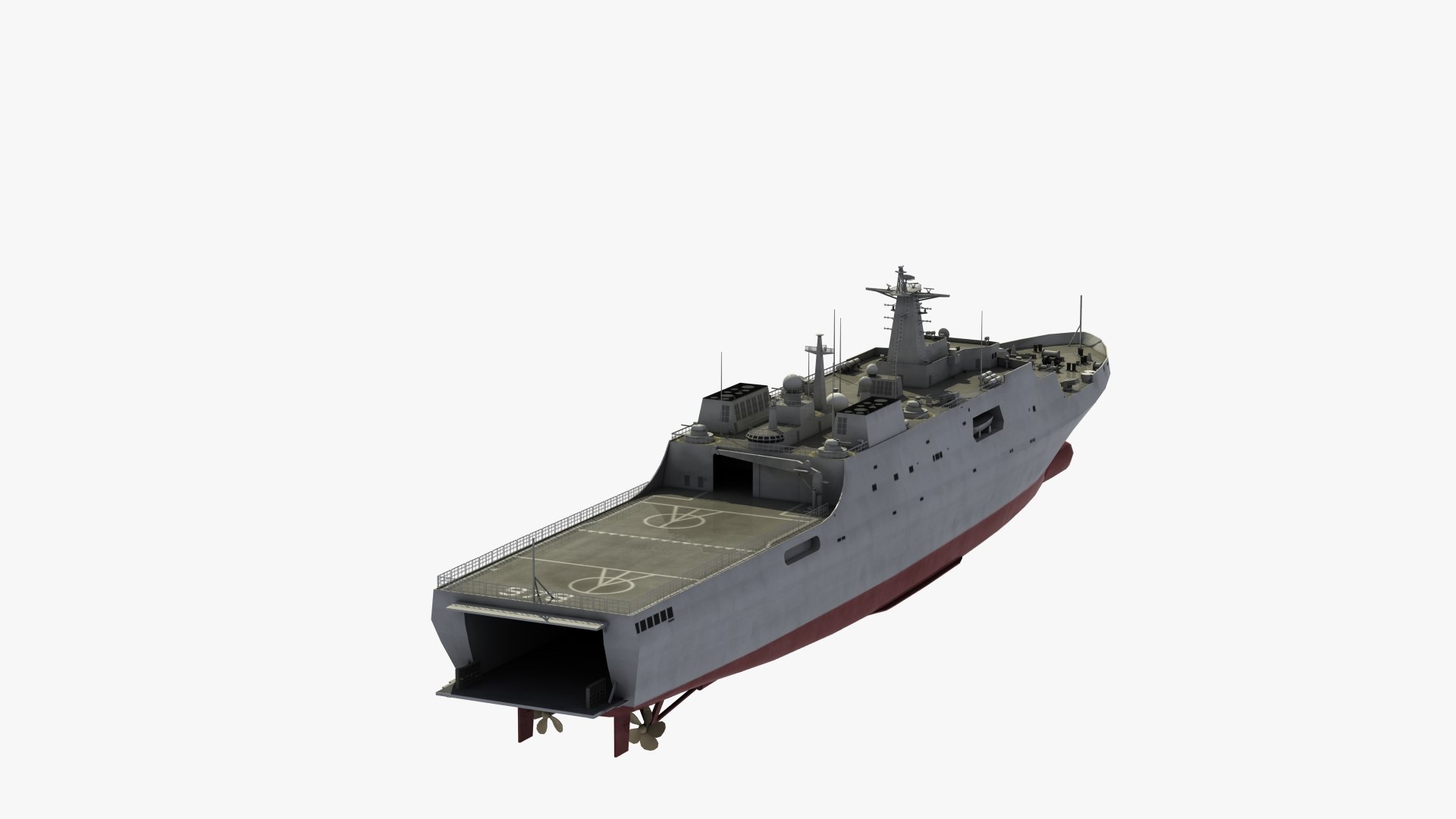 3D type 071 yuzhao ship - TurboSquid 1643352