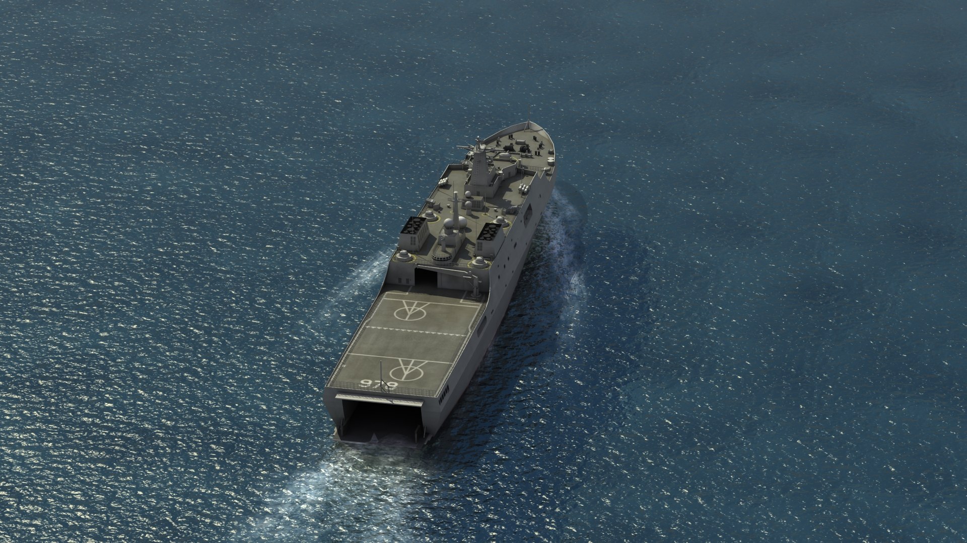 3D type 071 yuzhao ship - TurboSquid 1643352