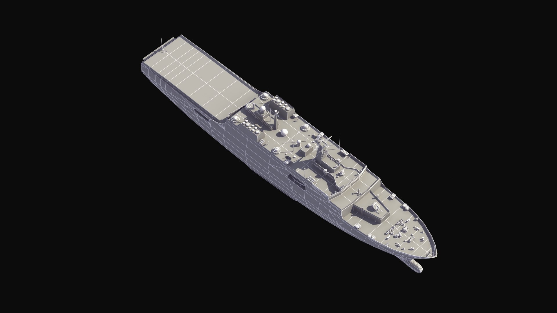 3D type 071 yuzhao ship - TurboSquid 1643352