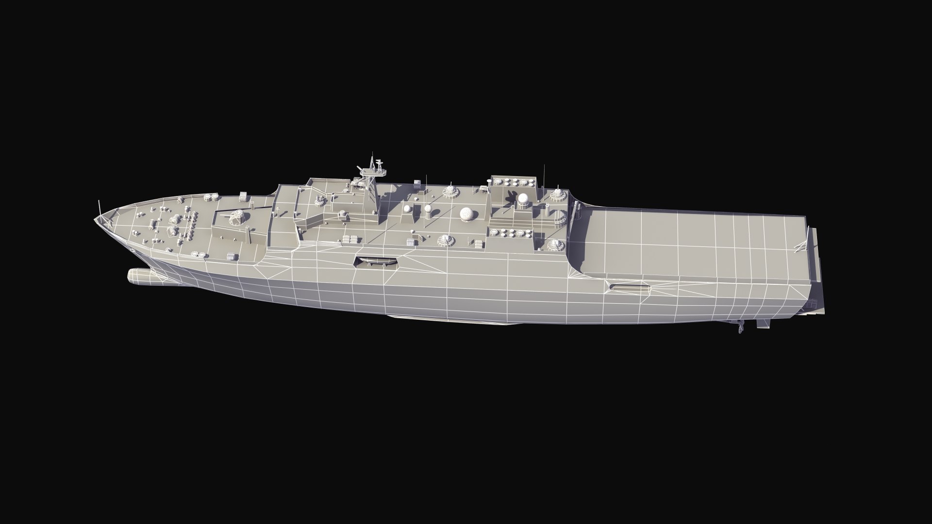 3D type 071 yuzhao ship - TurboSquid 1643352