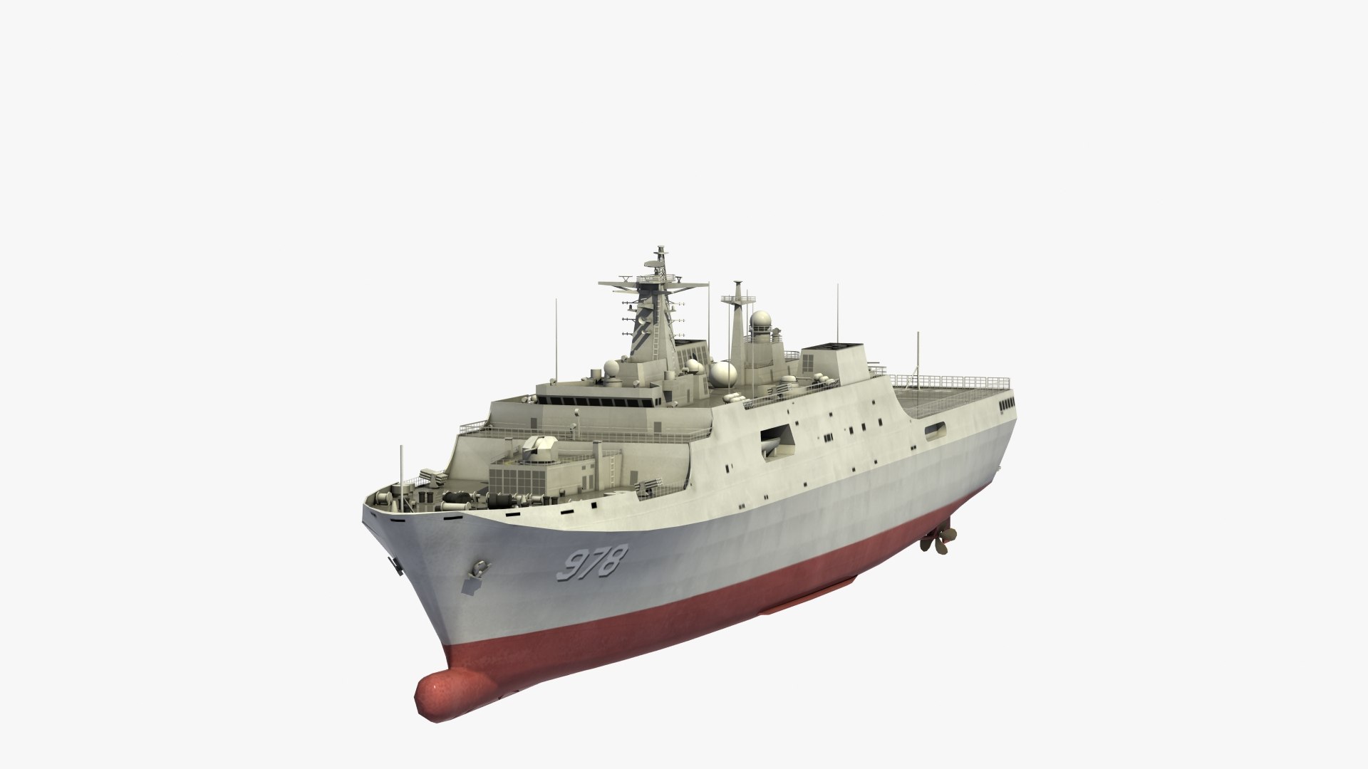 3D type 071 yuzhao ship - TurboSquid 1643352