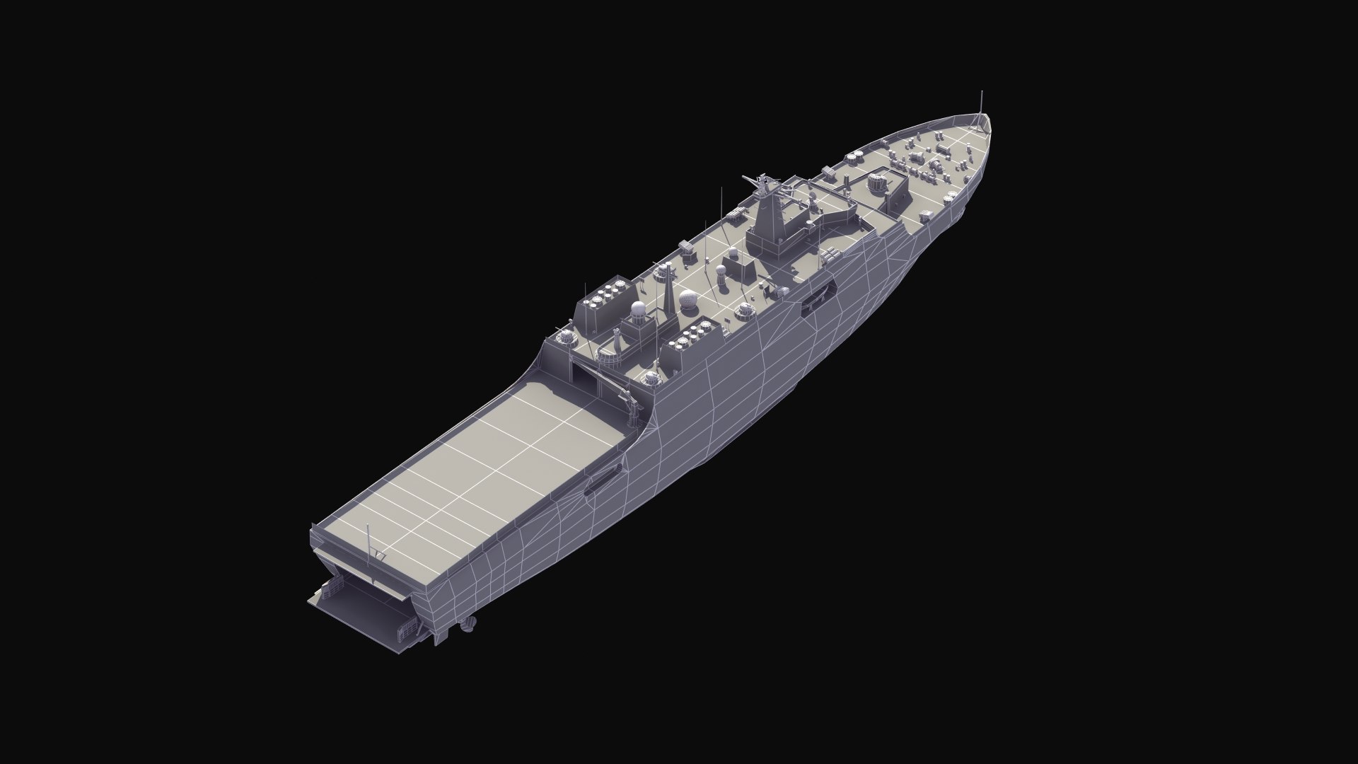 3D type 071 yuzhao ship - TurboSquid 1643352