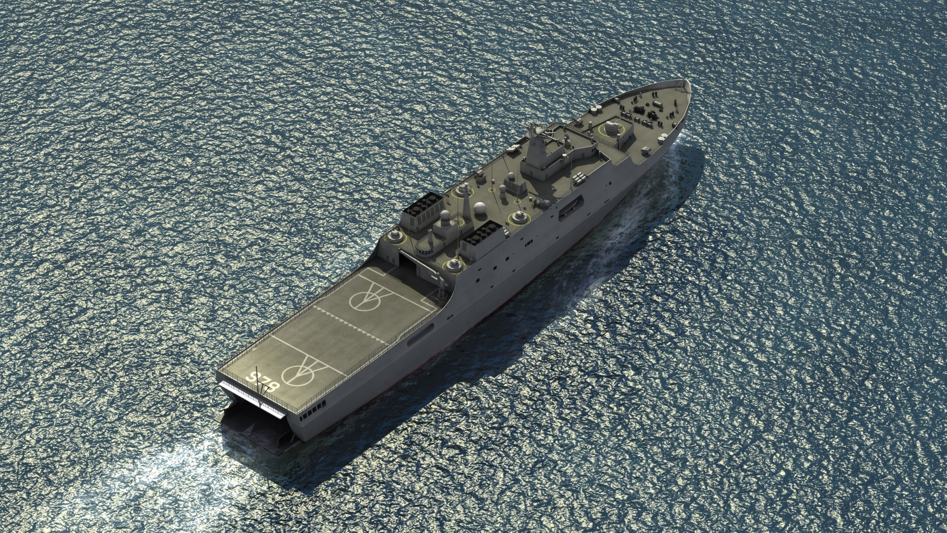 3D type 071 yuzhao ship - TurboSquid 1643352