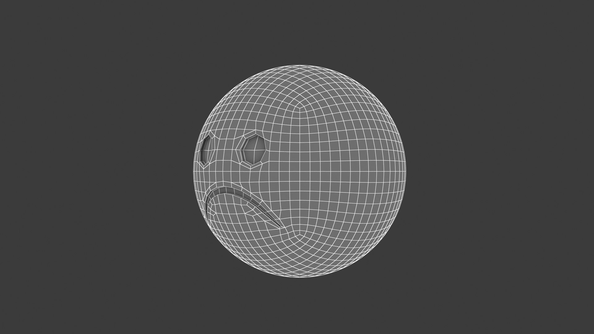 Apple Frowning Face 3D Model - TurboSquid 1771670