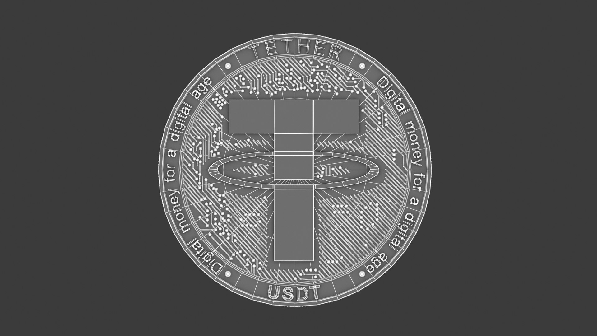 Tether Coin 3D Model - TurboSquid 1742581