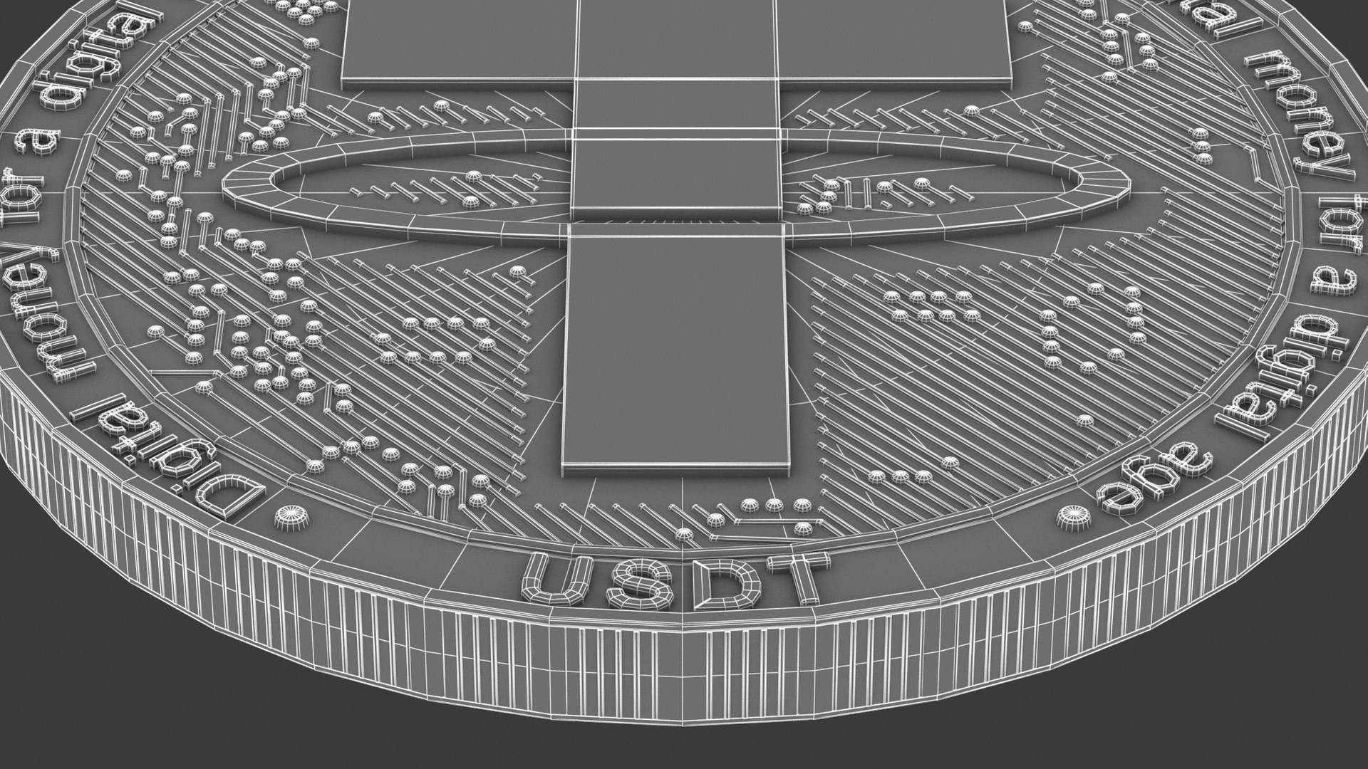 Tether Coin 3D Model - TurboSquid 1742581