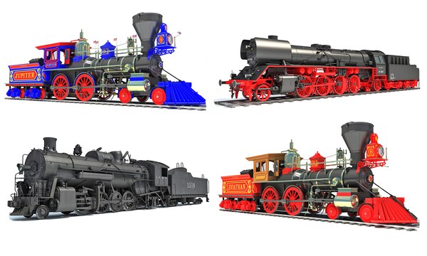 3d model royal hudson steam engine