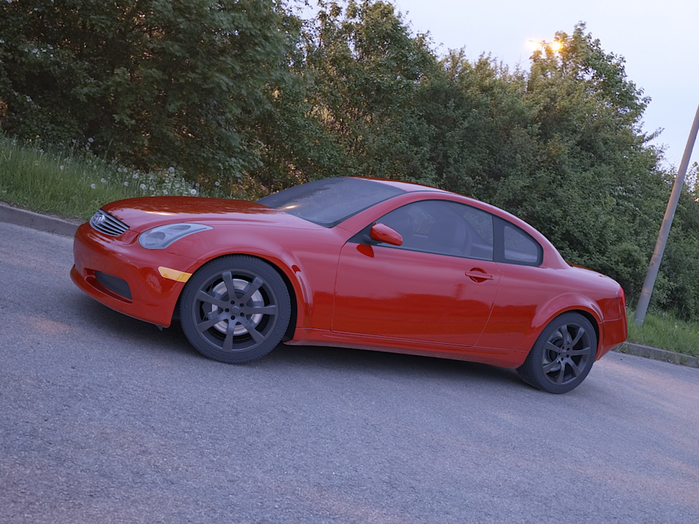 3d Model Infiniti G35 Coupe