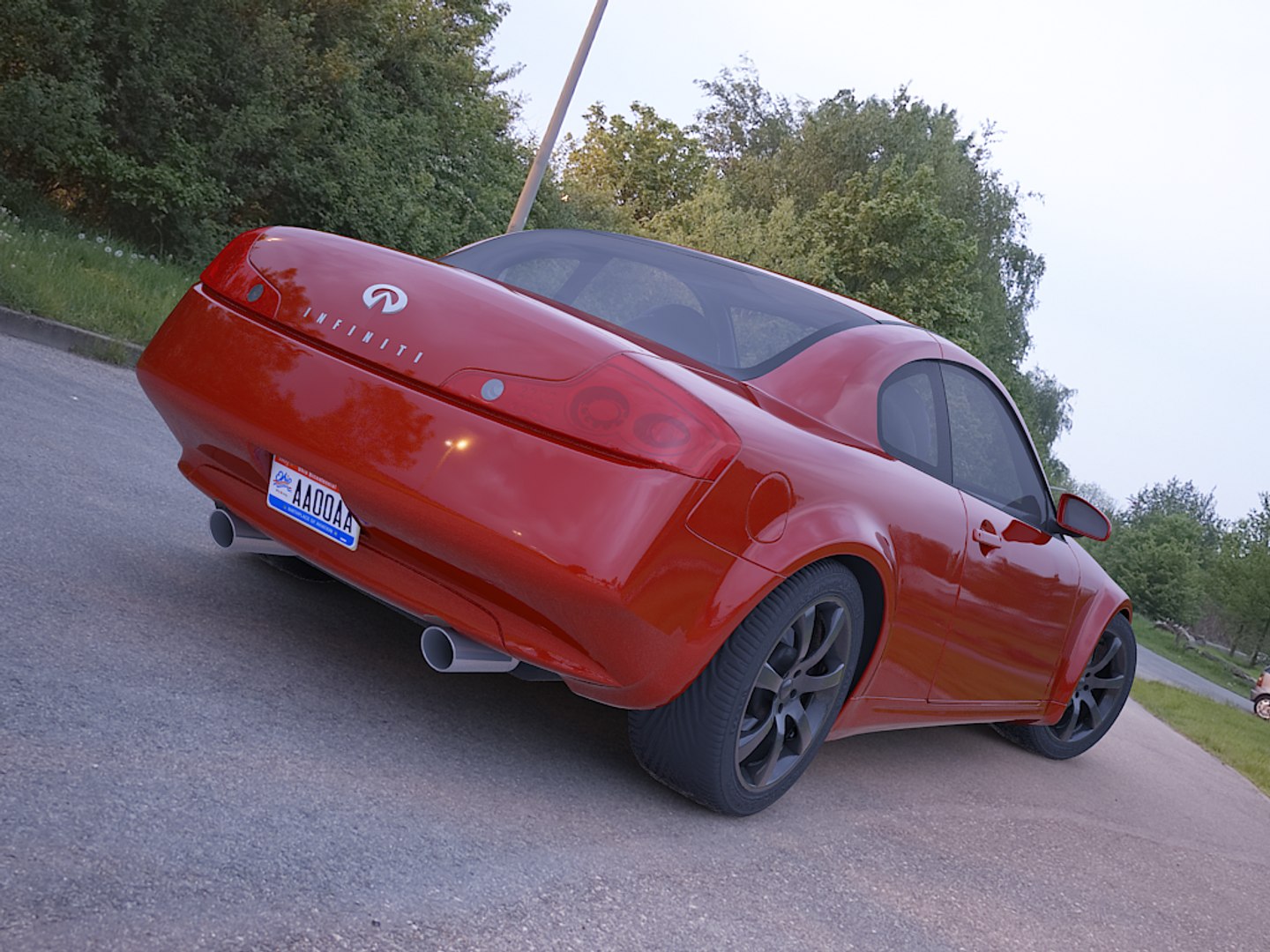 3d Model Infiniti G35 Coupe