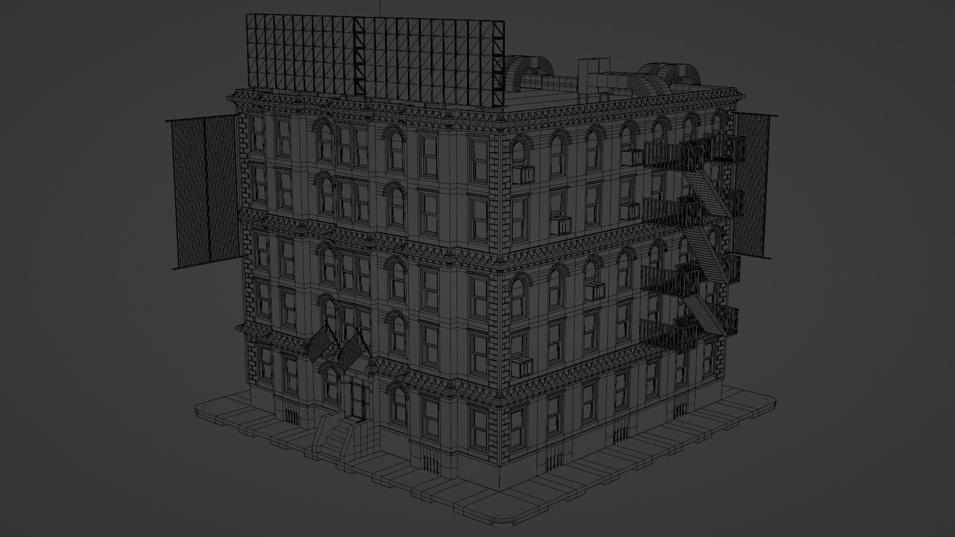 3D Hotel New York Low Poly 3D Model - TurboSquid 2076590
