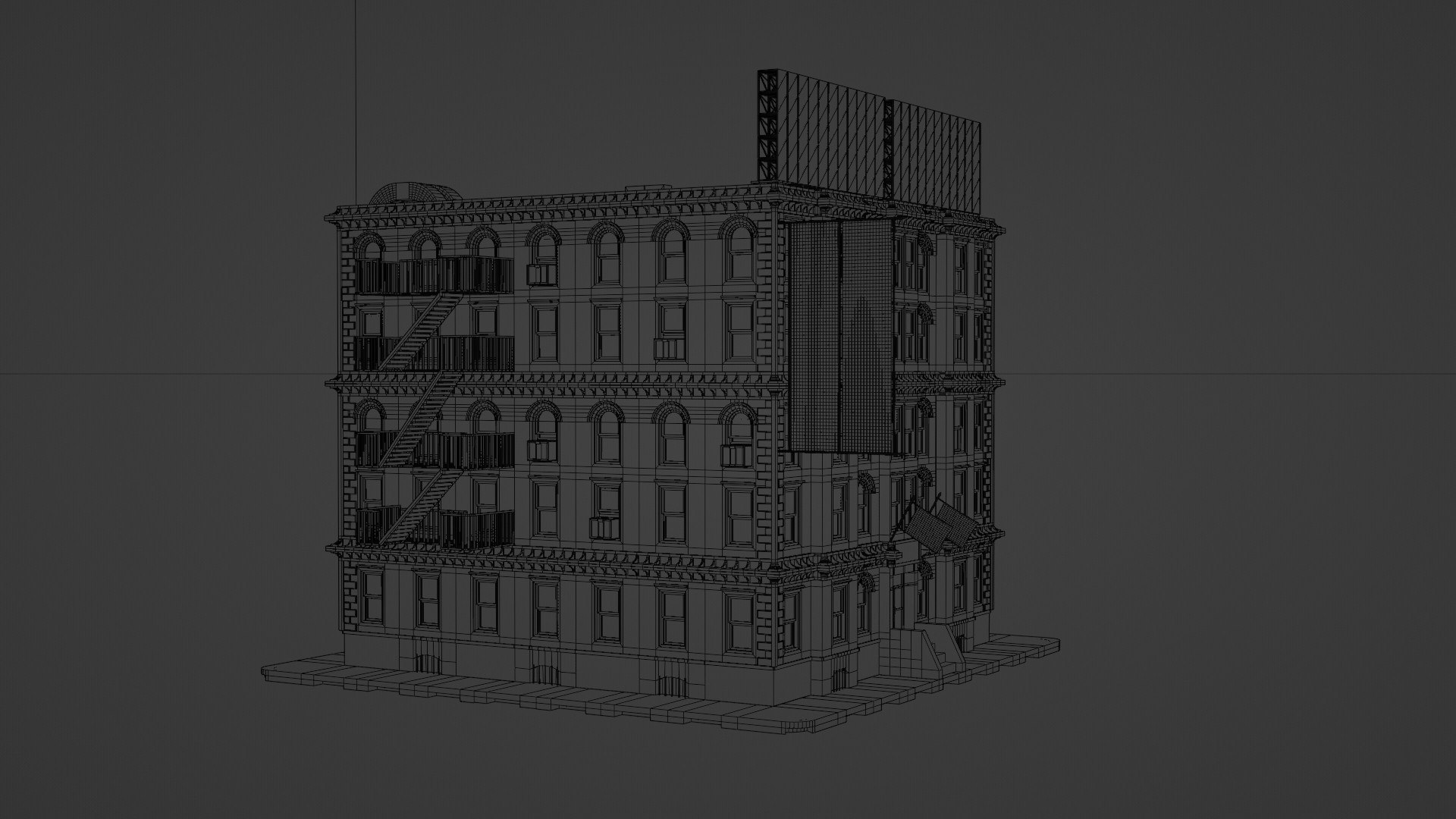 3D Hotel New York Low Poly 3D Model - TurboSquid 2076590