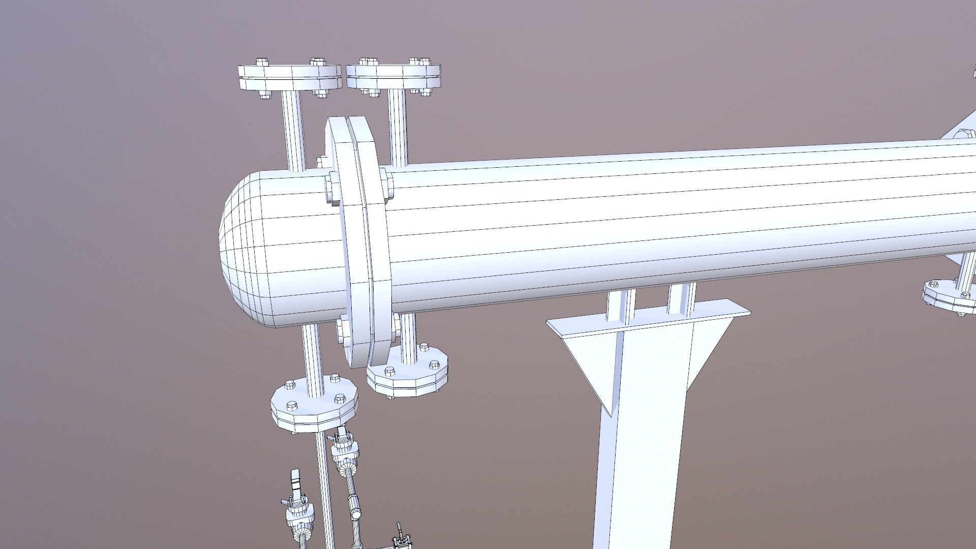 3D Tube Heat Exchanger Condenser - TurboSquid 2288891