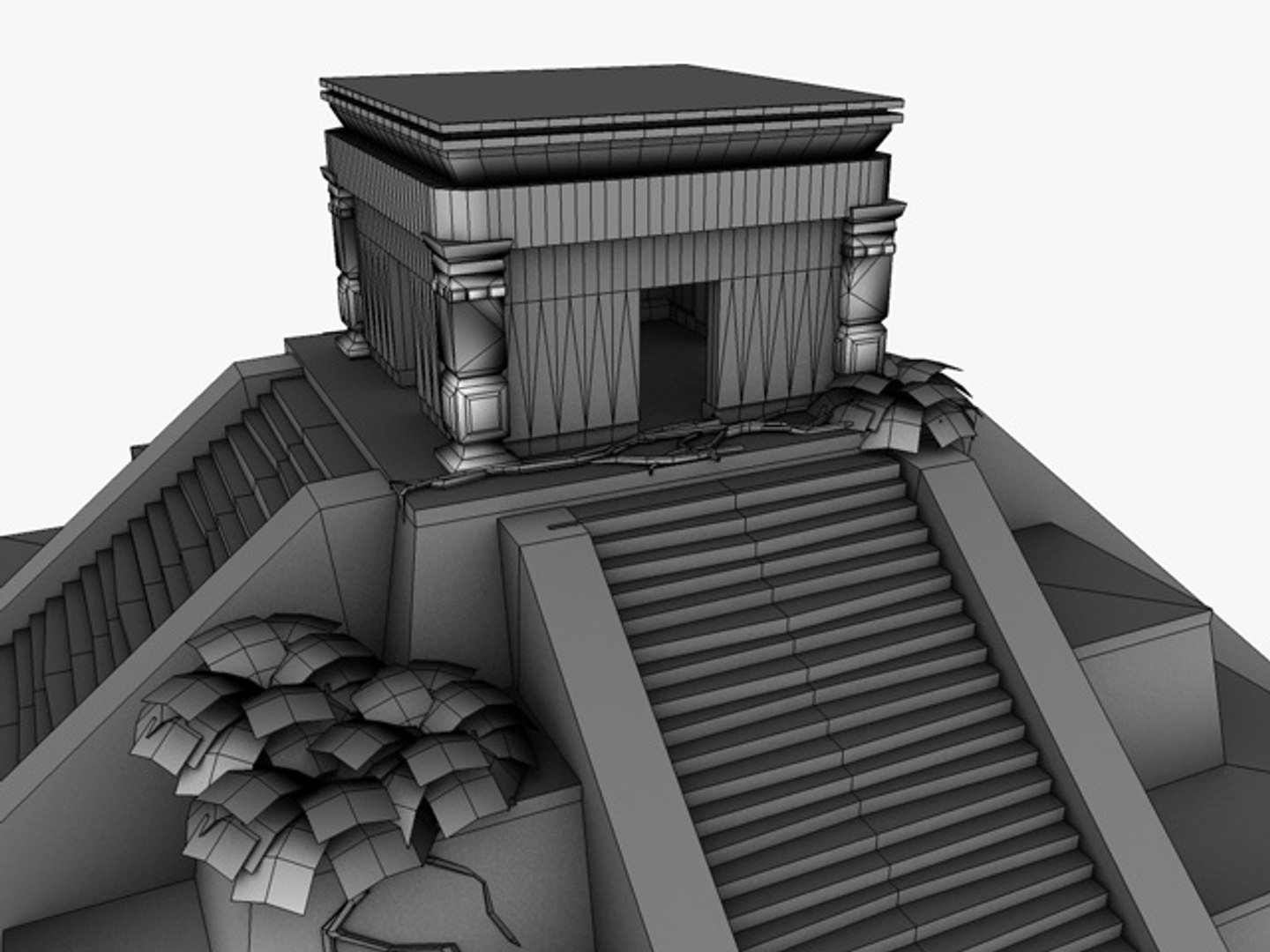 3d Ancient Pyramid Model