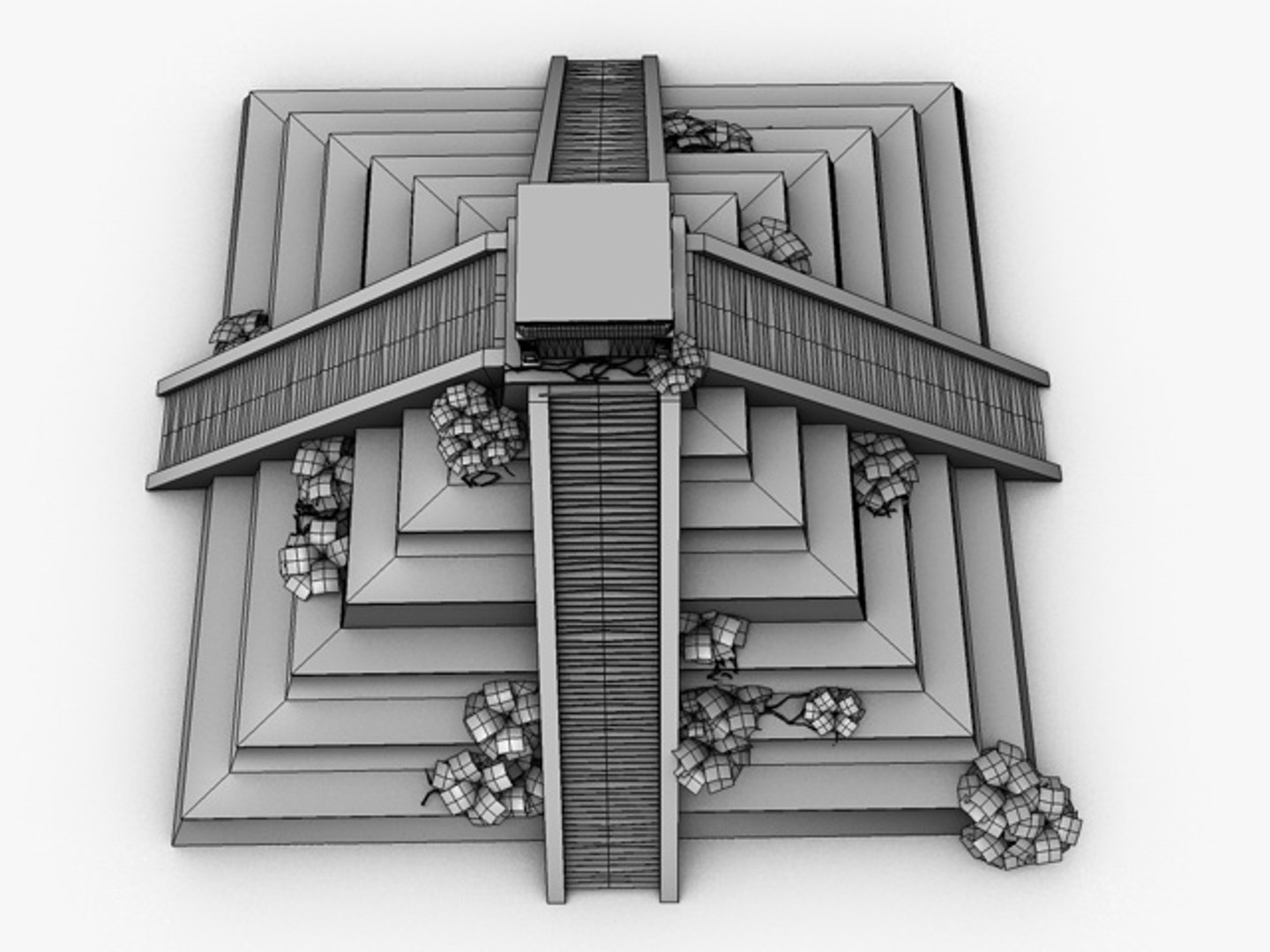 3d Ancient Pyramid Model