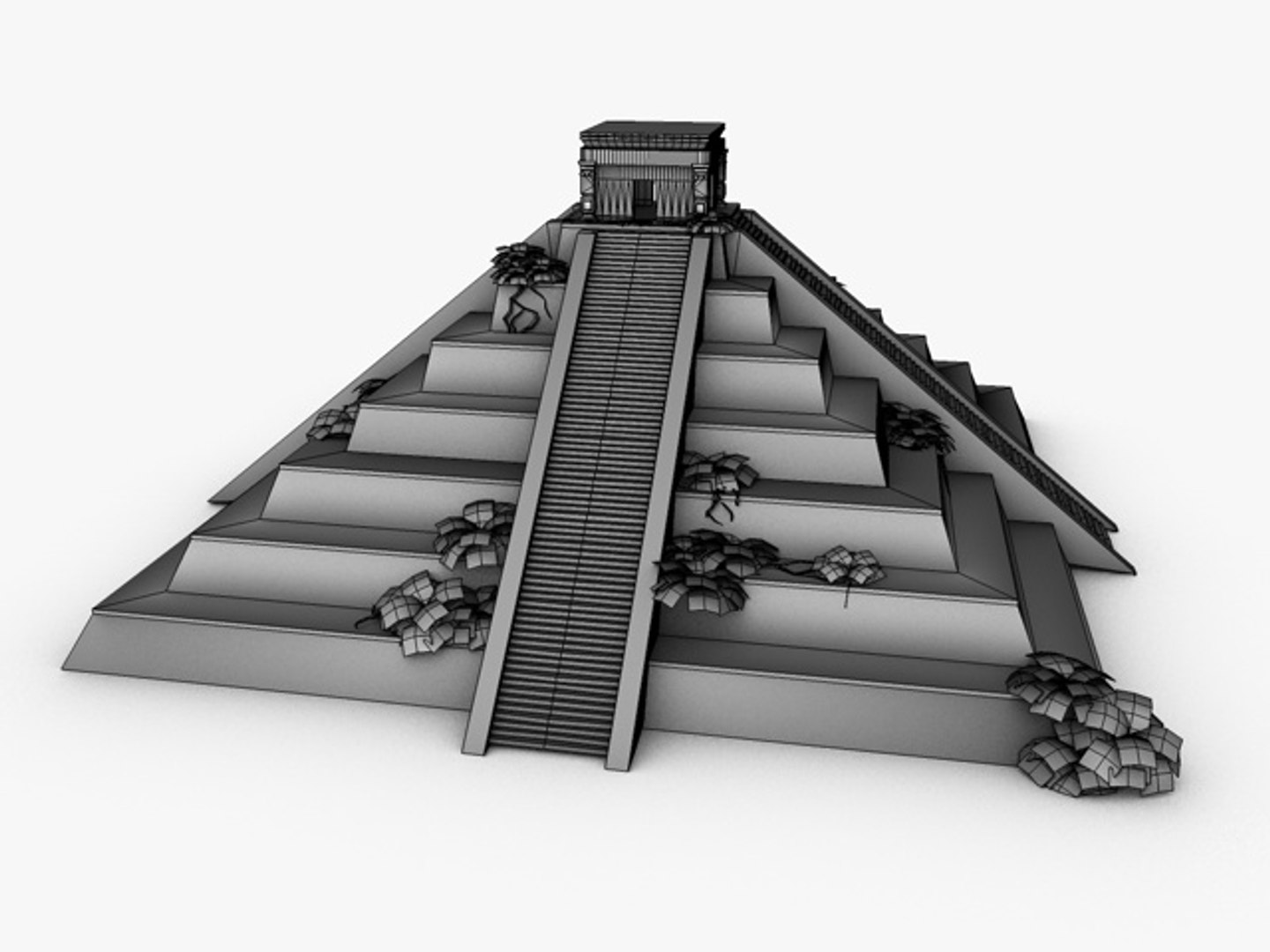 3d Ancient Pyramid Model