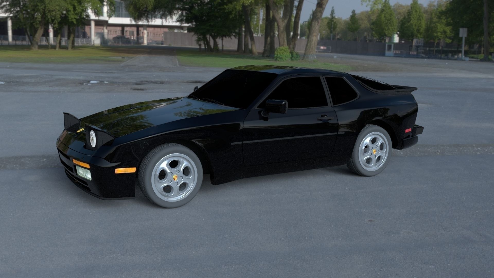 3d Model Porsche 944 Turbo Hdri