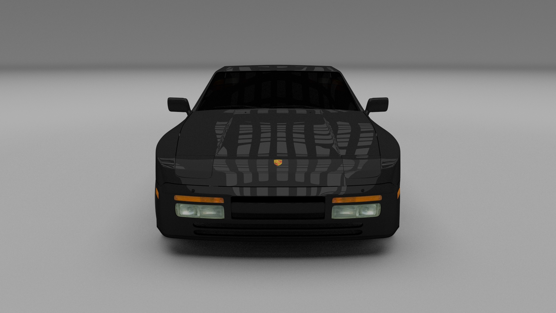 3d Model Porsche 944 Turbo Hdri