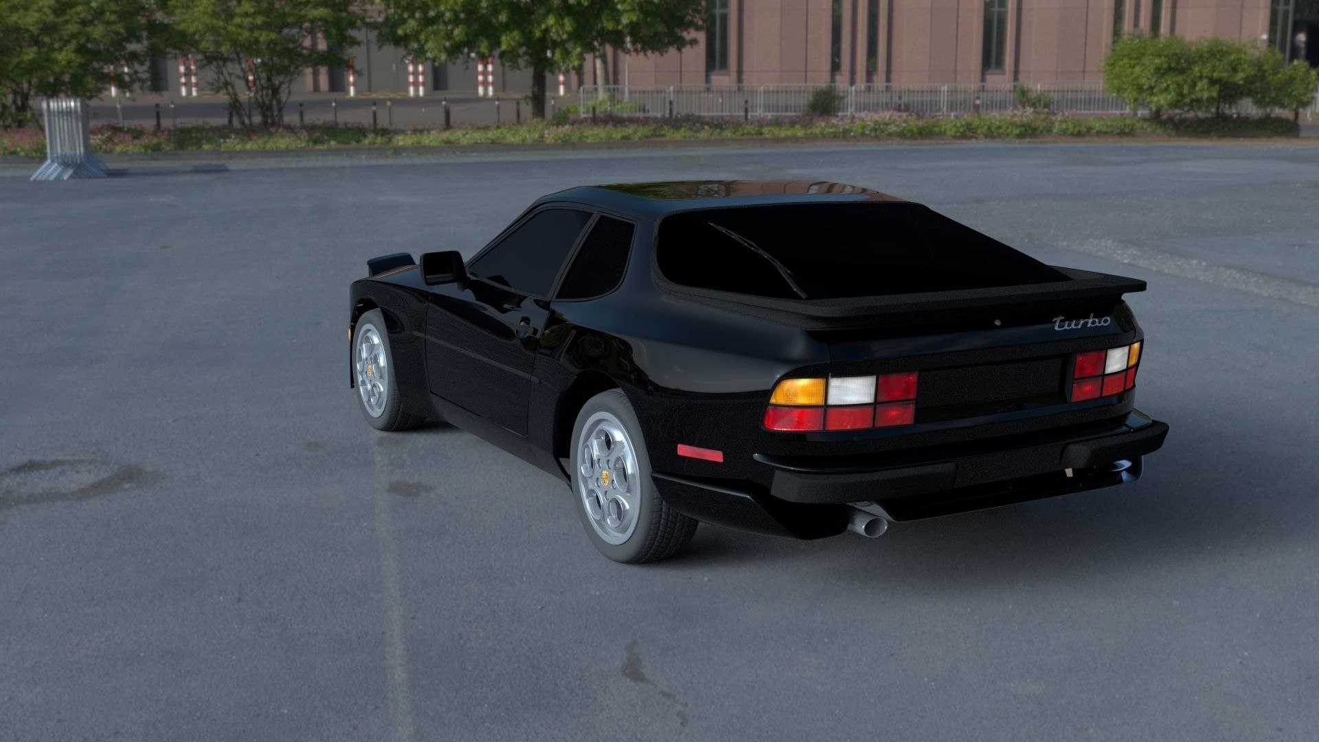 3d Model Porsche 944 Turbo Hdri
