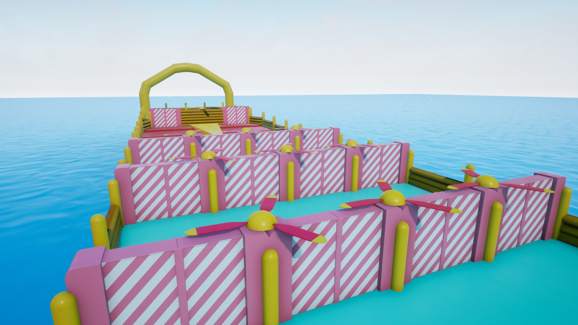 Platform Obstacle Course - Modular Customizable 3D Model - TurboSquid ...