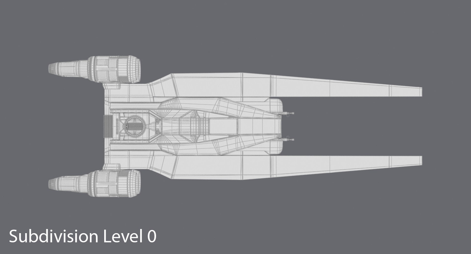 3D star wars u-wing fighter - TurboSquid 1278126