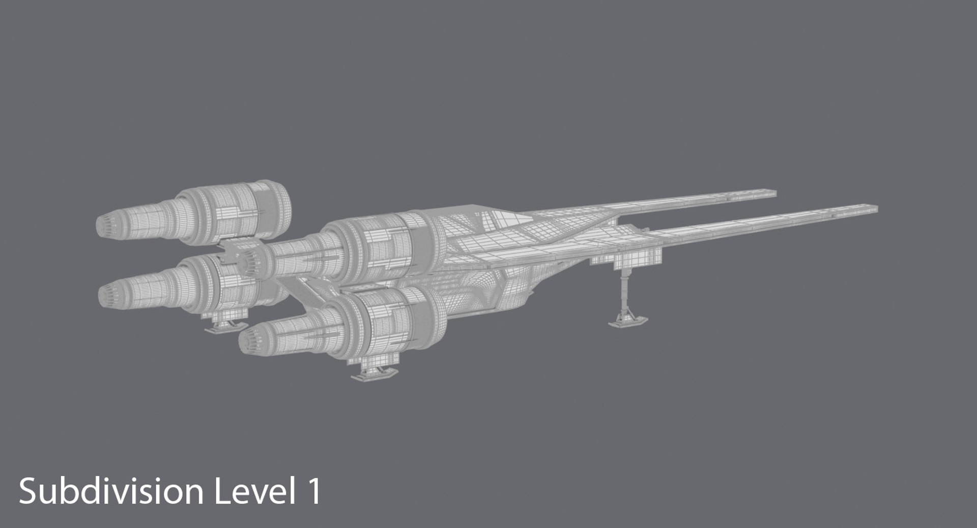 3D star wars u-wing fighter - TurboSquid 1278126