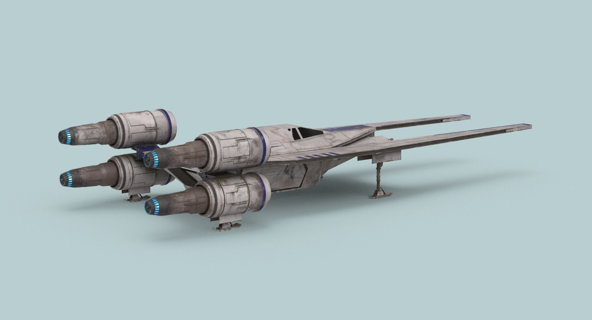 3D star wars u-wing fighter - TurboSquid 1278126