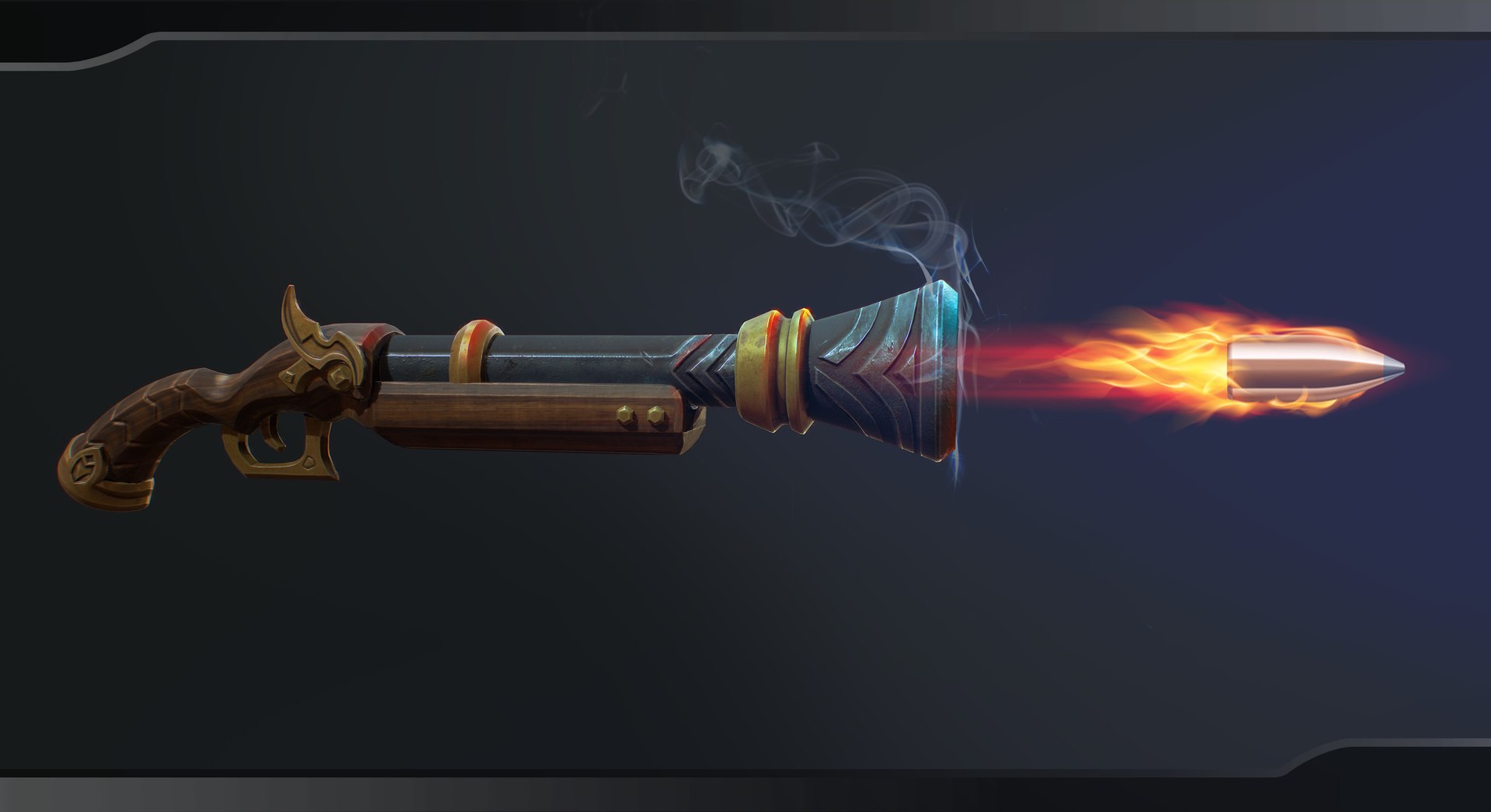 Gun Stylized 3D Model - TurboSquid 1395040