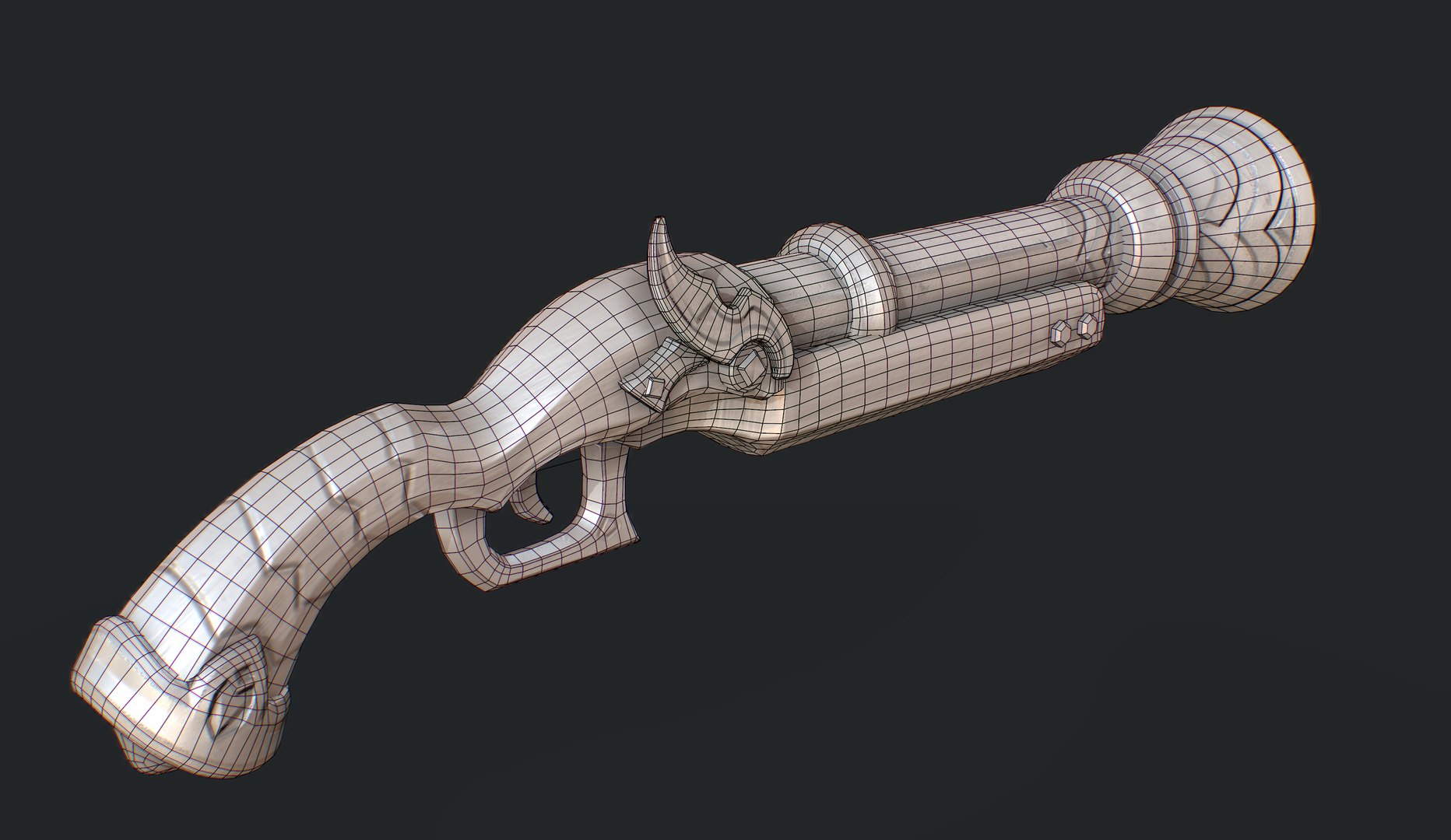 Gun Stylized 3D Model - TurboSquid 1395040