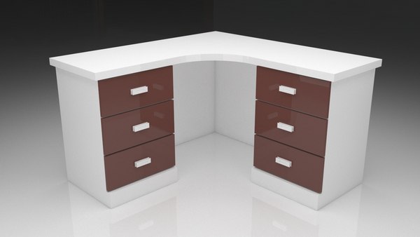 Realistic computer desk 3D model - TurboSquid 1560275