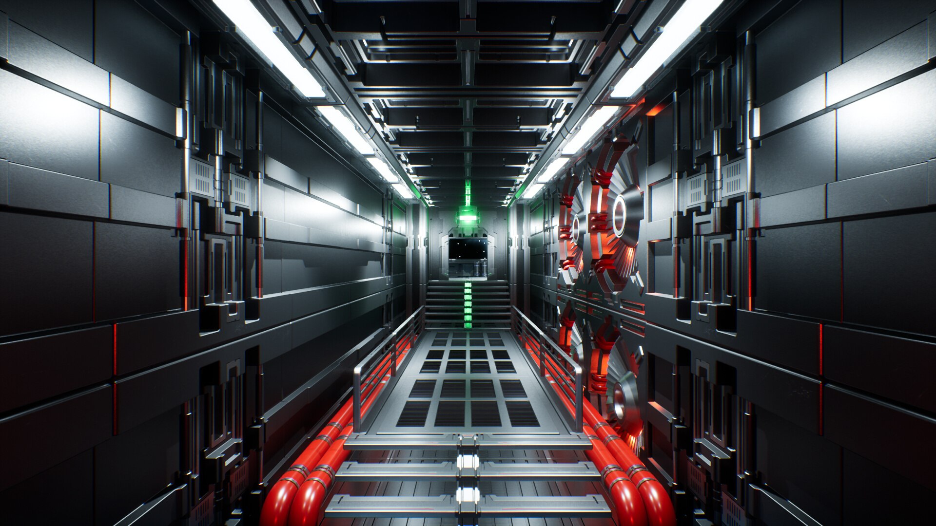 Modular Sci-fi Interior Ii 3D - TurboSquid 1647525