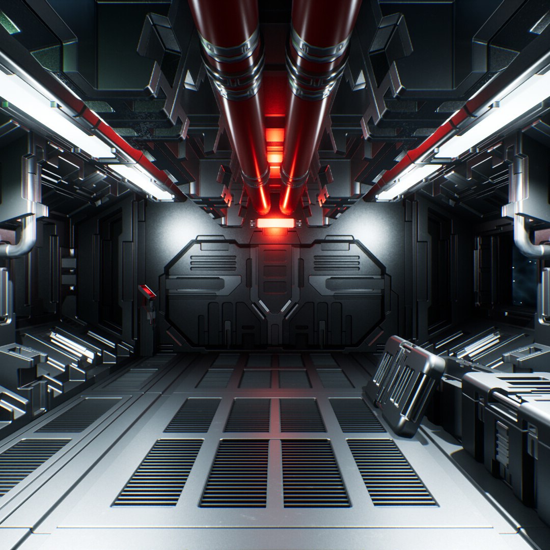Modular Sci-fi Interior Ii 3D - TurboSquid 1647525