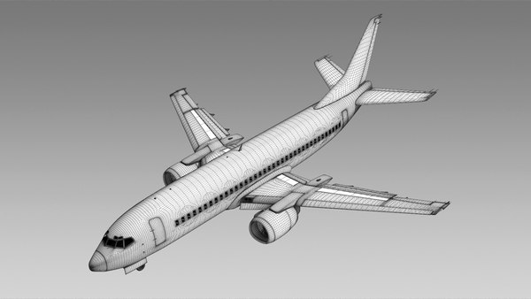 3d model boeing 737-300