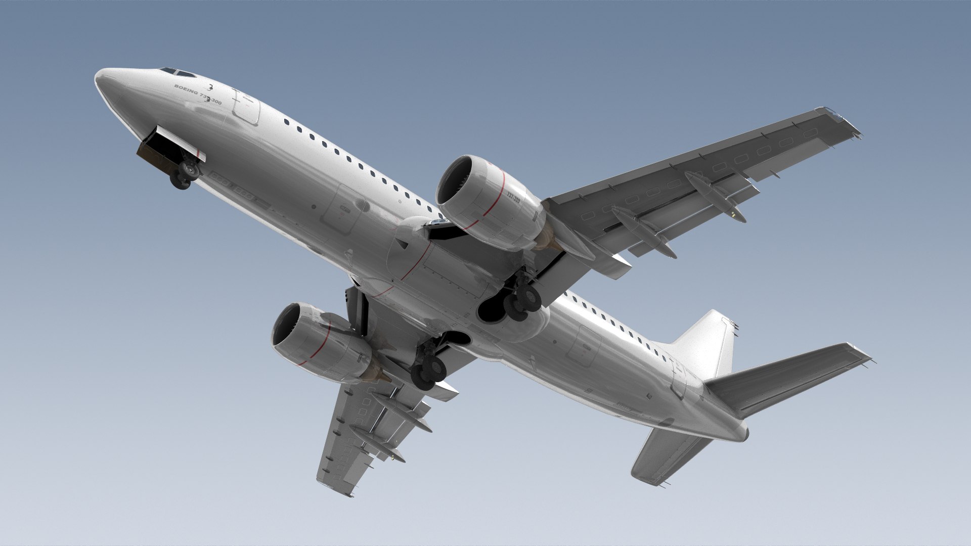 3d Model Boeing 737-300