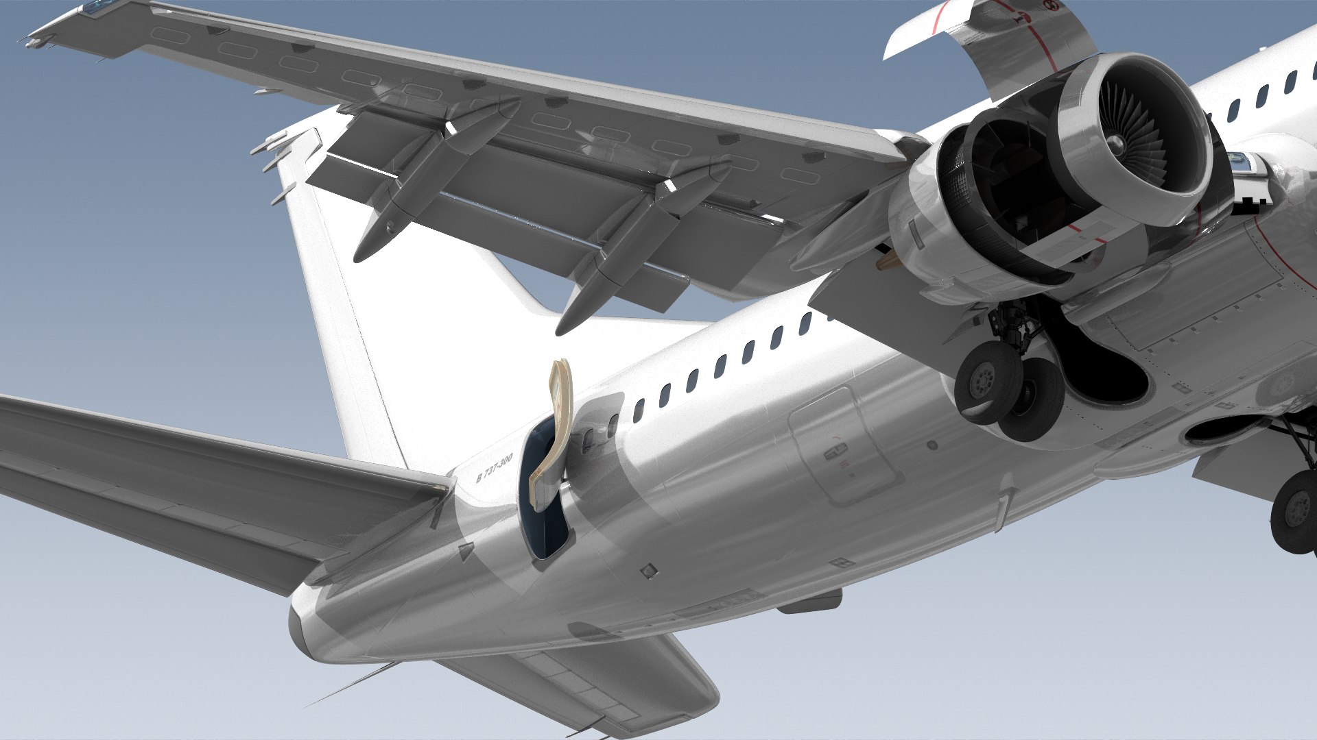 3d Model Boeing 737-300