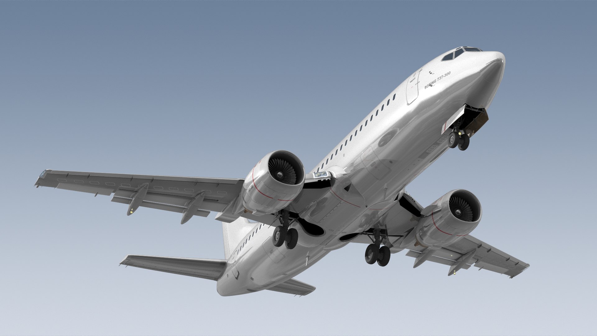 3d Model Boeing 737-300
