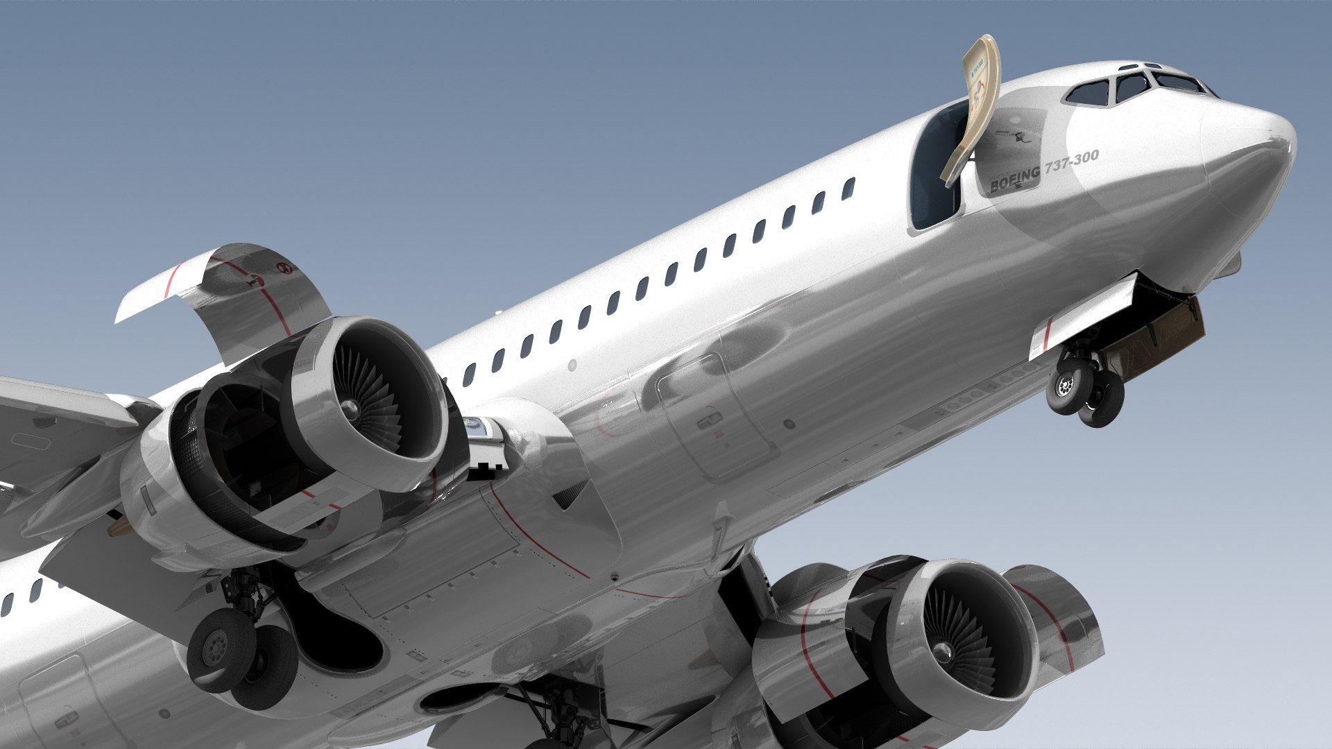 3d Model Boeing 737-300