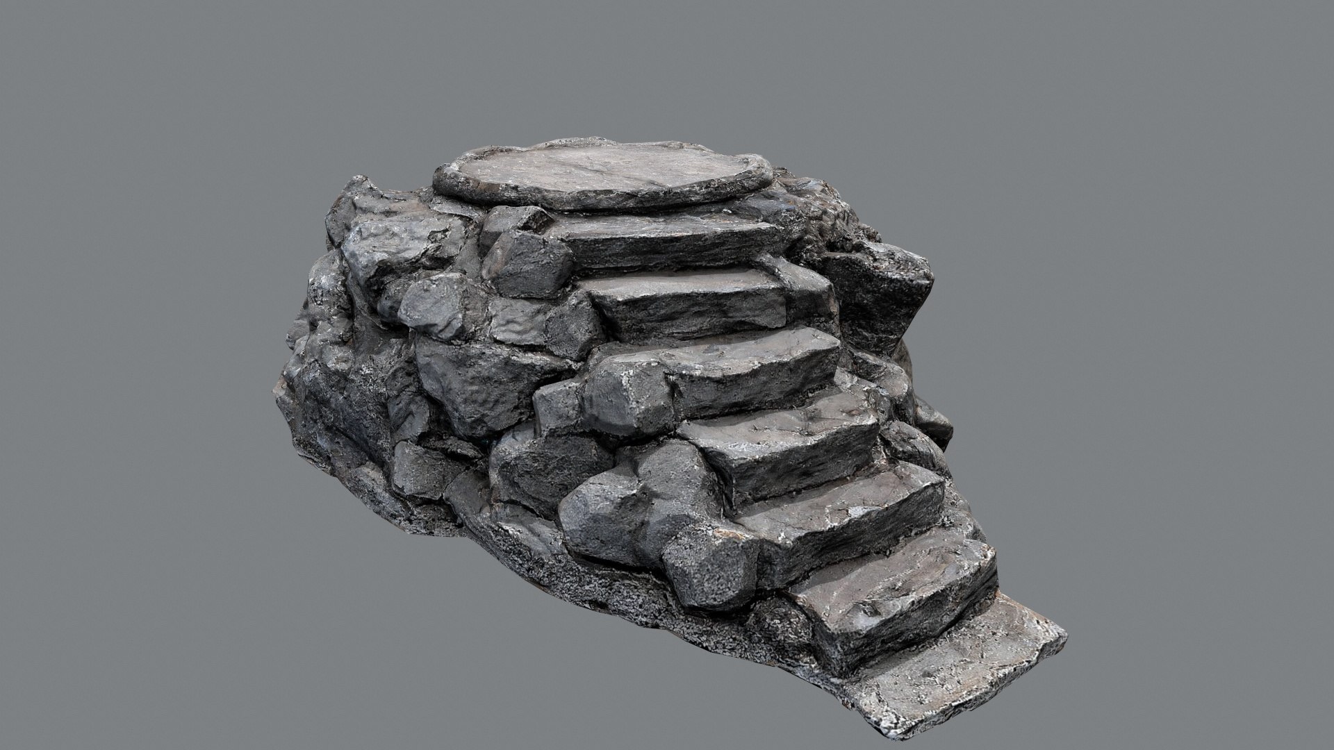 Temple Stairs 1 Model - TurboSquid 2191352