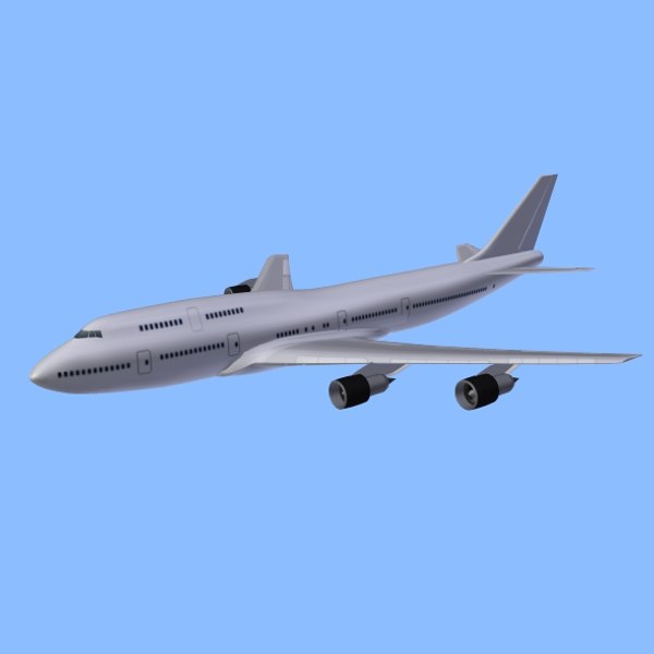 3d airliner boeing 747-300