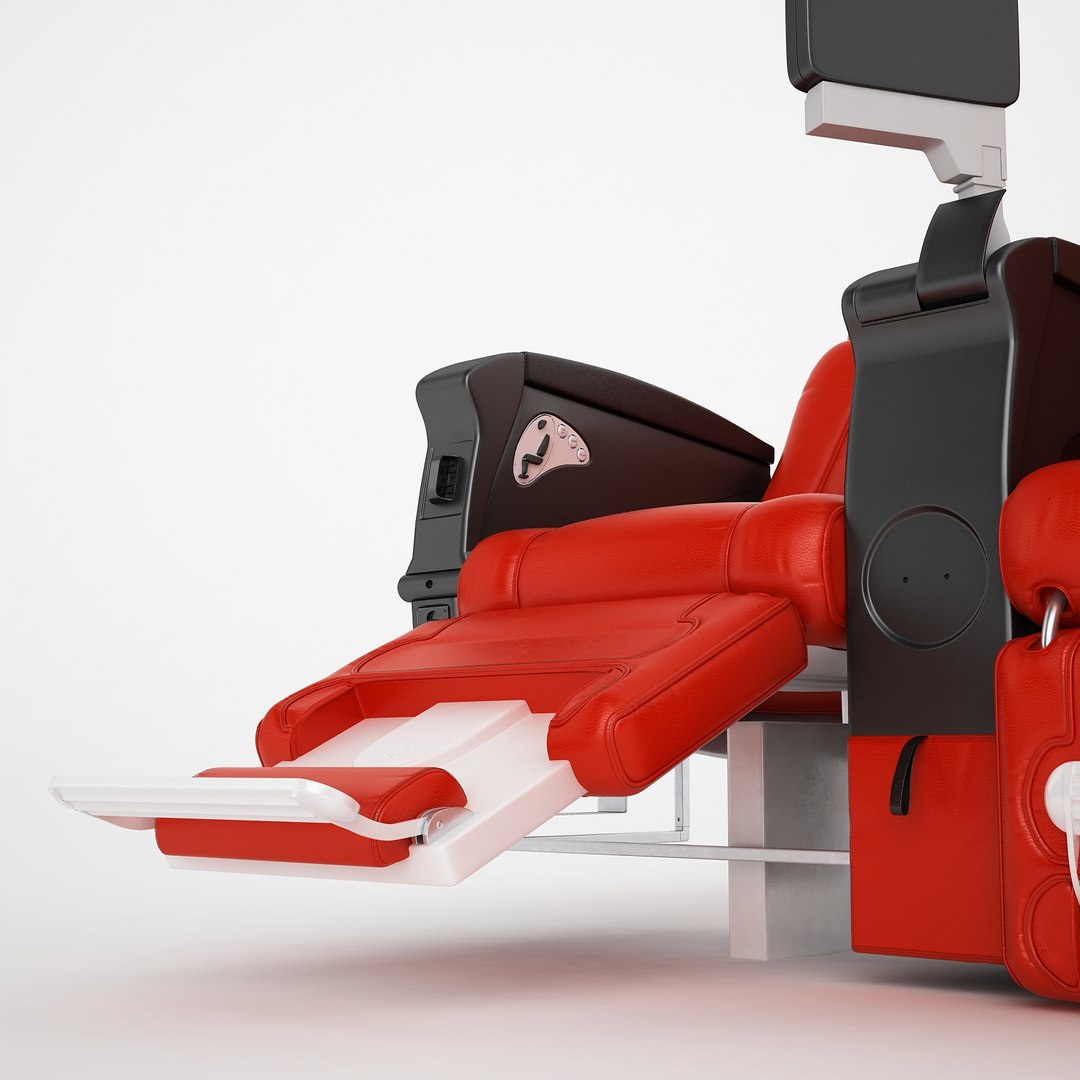 Class airplane chair 3D model - TurboSquid 1273667