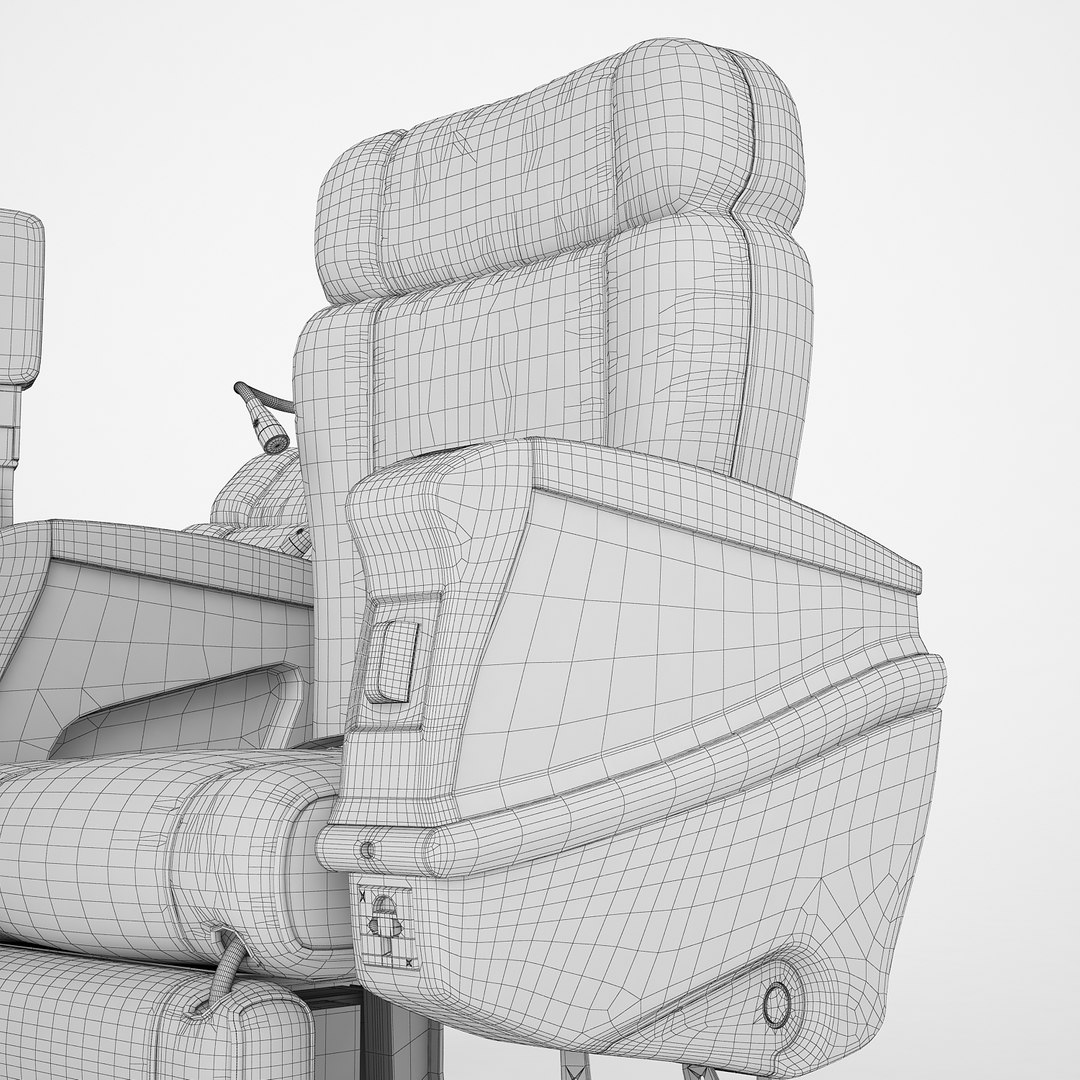 Class airplane chair 3D model - TurboSquid 1273667