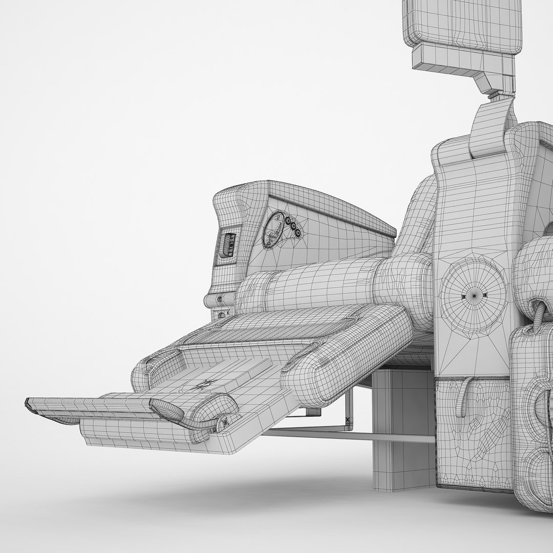 Class airplane chair 3D model - TurboSquid 1273667