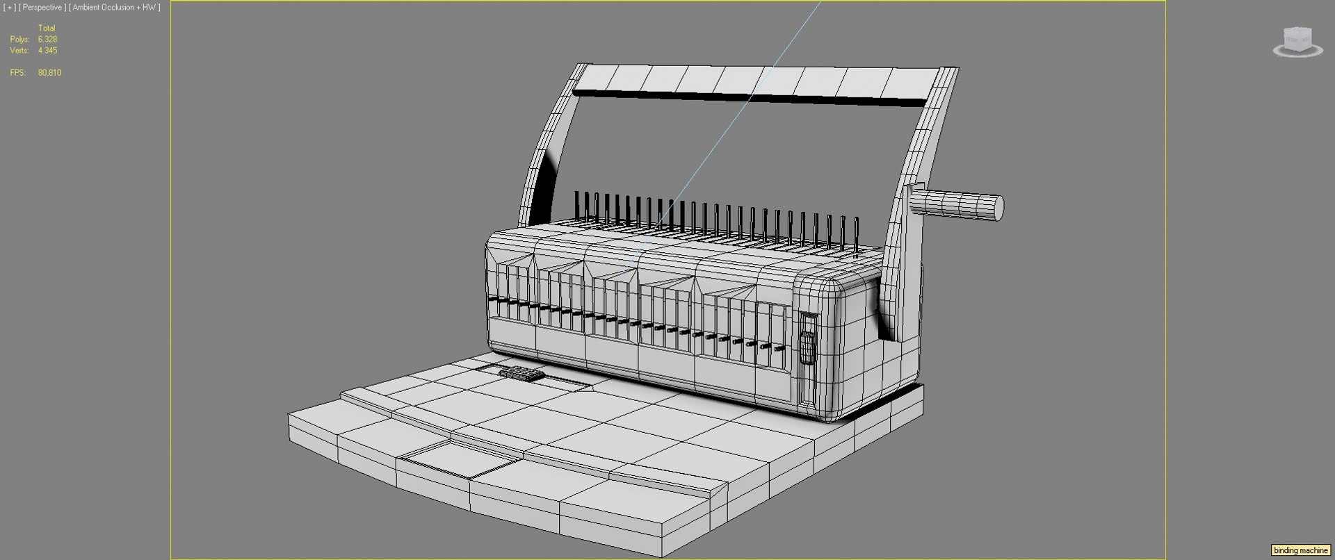 Machine Binding 3d Model