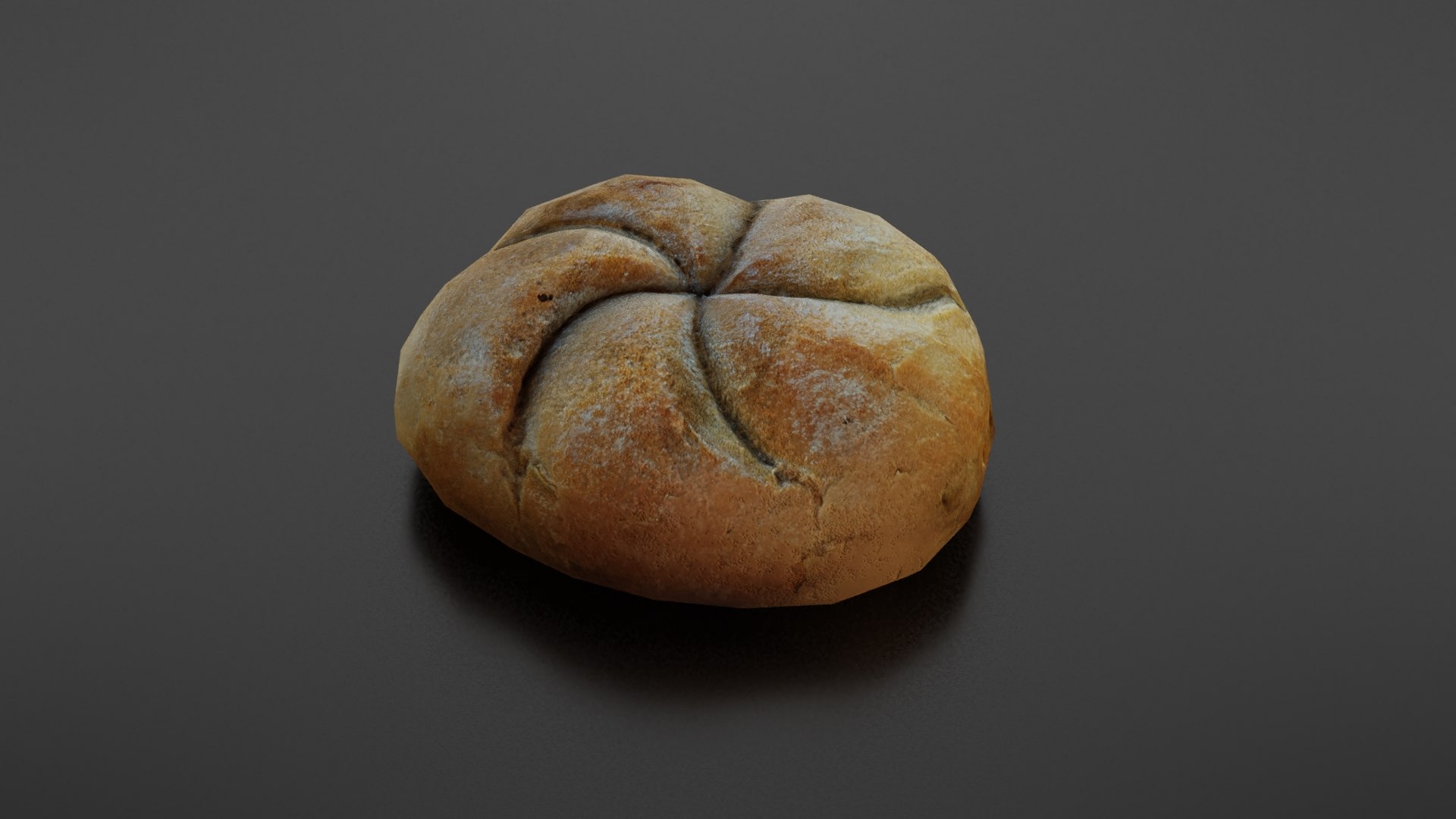 Kaiser bread roll 3D model - TurboSquid 1396059
