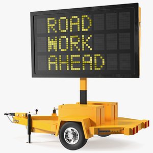 3D Electronic Traffic Sign Models - Browse & Download Formats - TurboSquid