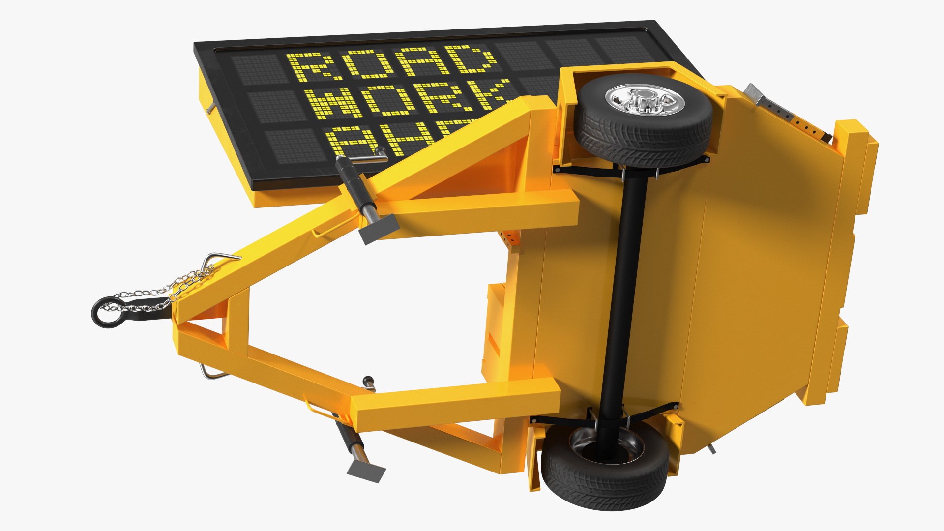 Portable Electronic Traffic Sign model - TurboSquid 2097543